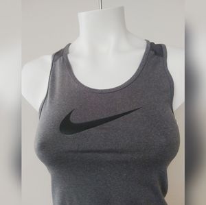 Nike | Tops | Nike Razor Back Drifit Tank Top Grey | Poshmark